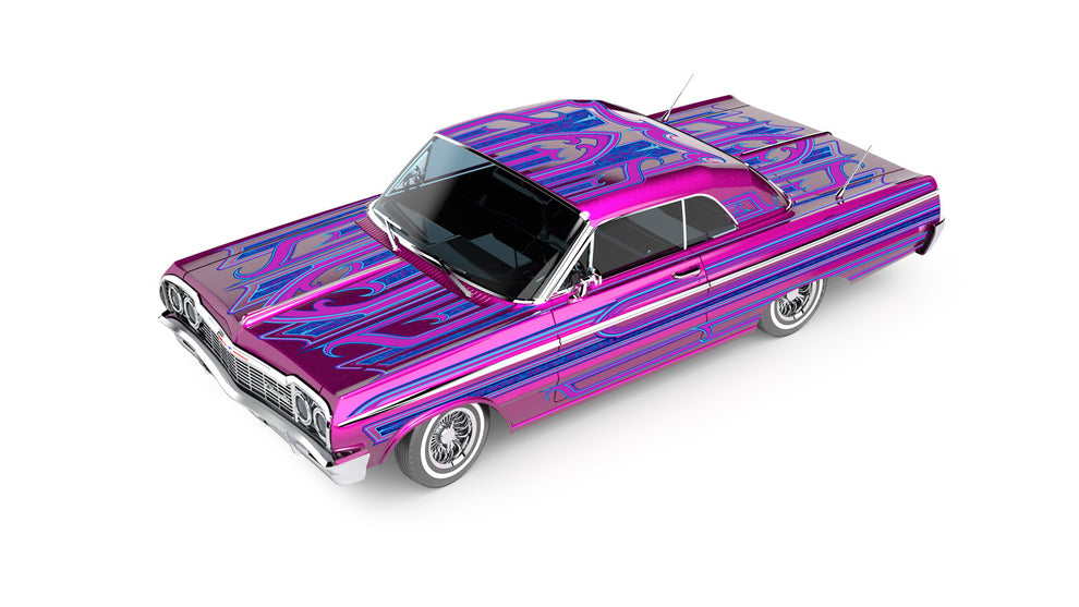 Kandy n chrome Edition SixtyFour Hopper Purple – KUSTOM RC LOWRIDERS