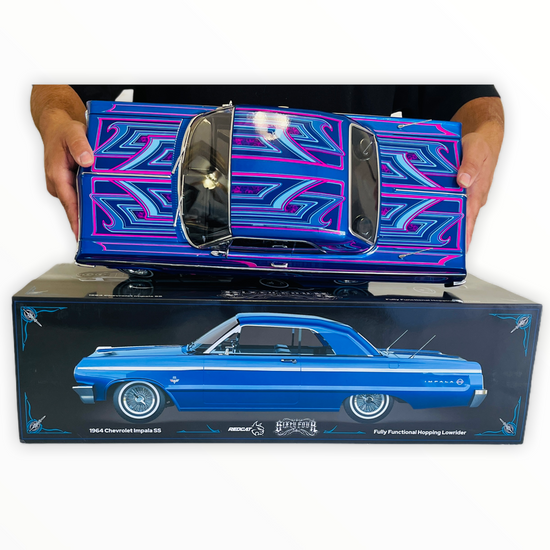 Kandy n chrome Edition SixtyFour Hopper Blue – KUSTOM RC LOWRIDERS