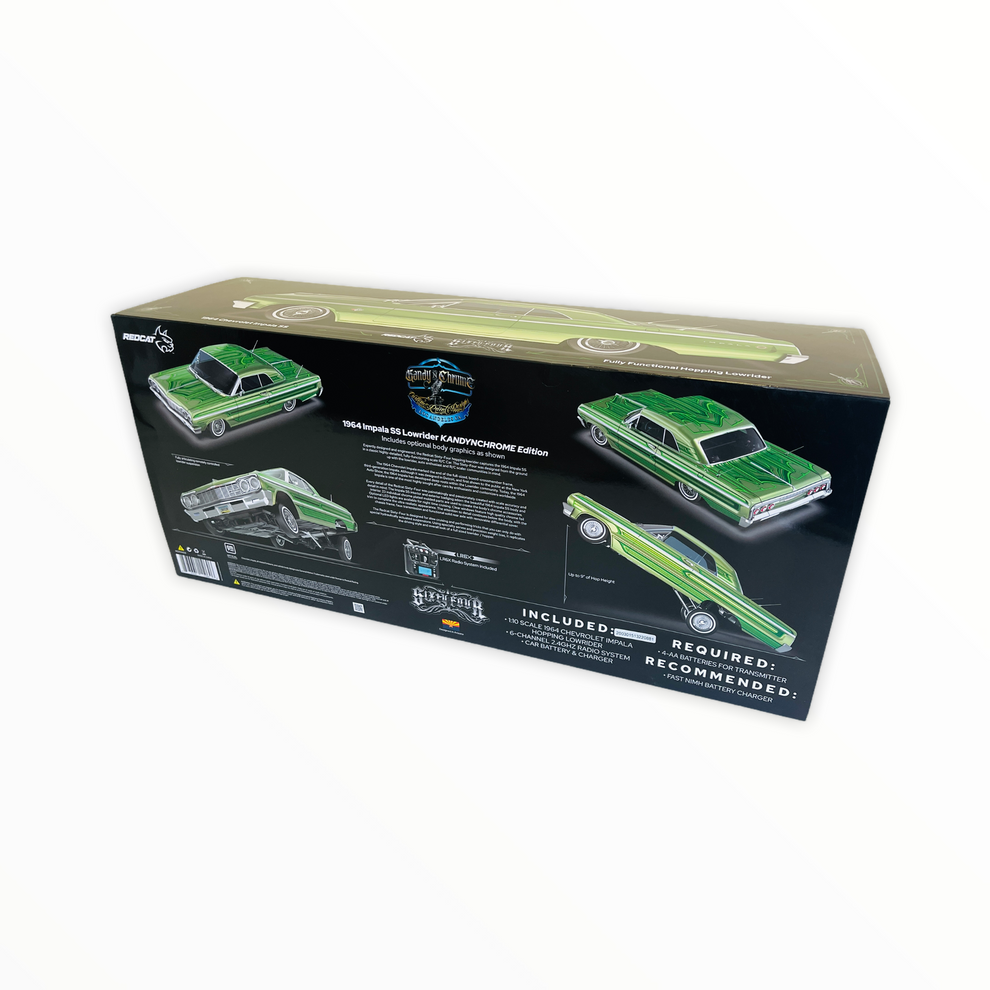 Kandy n chrome Edition SixtyFour Hopper Green – KUSTOM RC LOWRIDERS