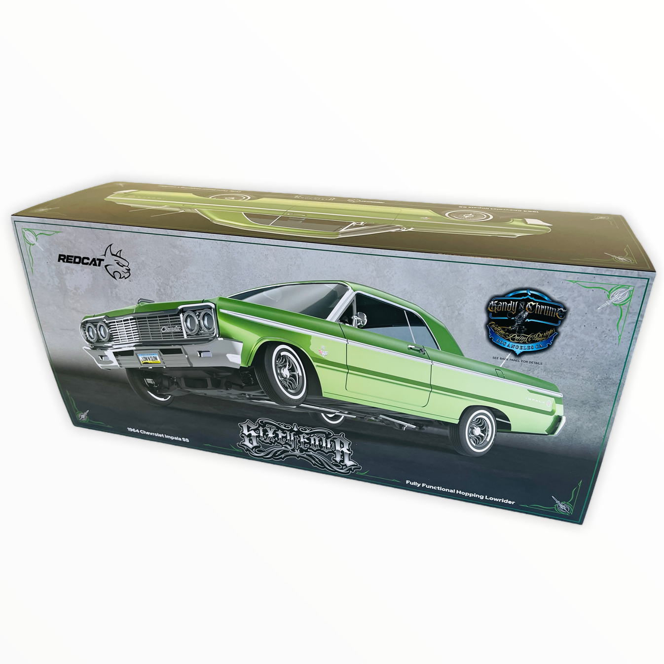 Kandy n chrome Edition SixtyFour Hopper Green – KUSTOM RC LOWRIDERS