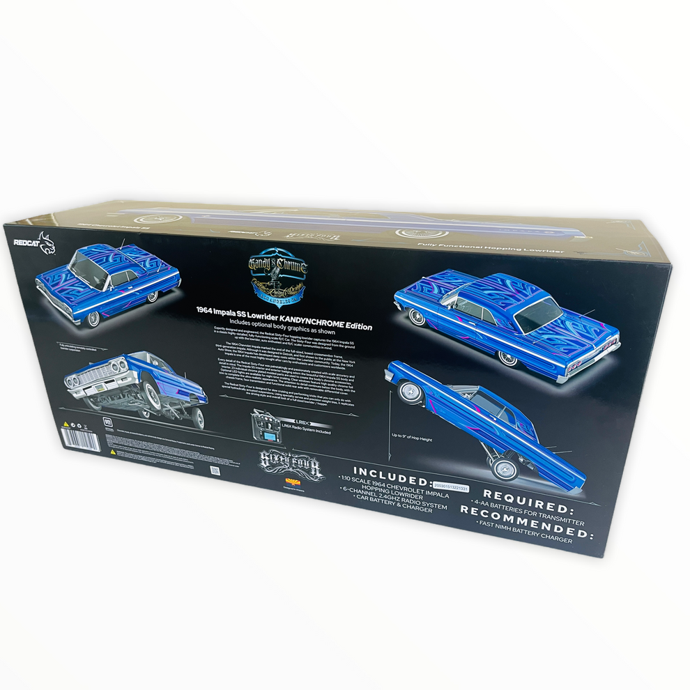 Kandy n chrome Edition SixtyFour Hopper Blue – KUSTOM RC LOWRIDERS