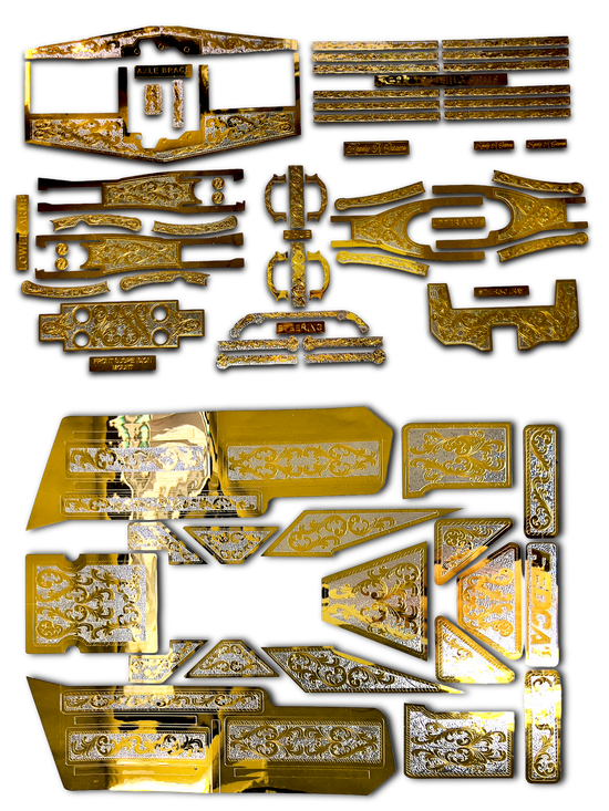 2 Tone engraved decals (Pre assembled) – KUSTOM RC LOWRIDERS