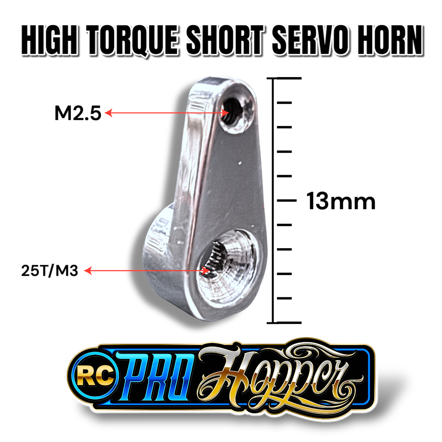HIGH TORQUE HOPPER SERVO HORN – KUSTOM RC LOWRIDERS