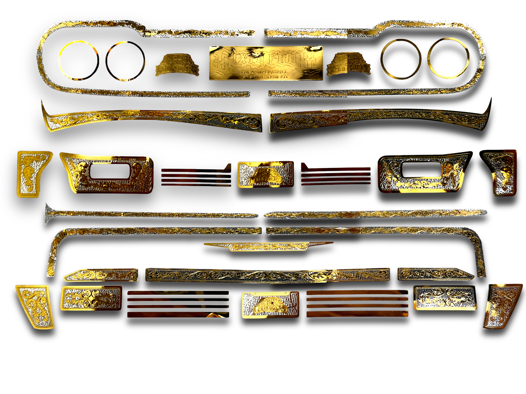 2 Tone engraved decals (Pre assembled) – KUSTOM RC LOWRIDERS